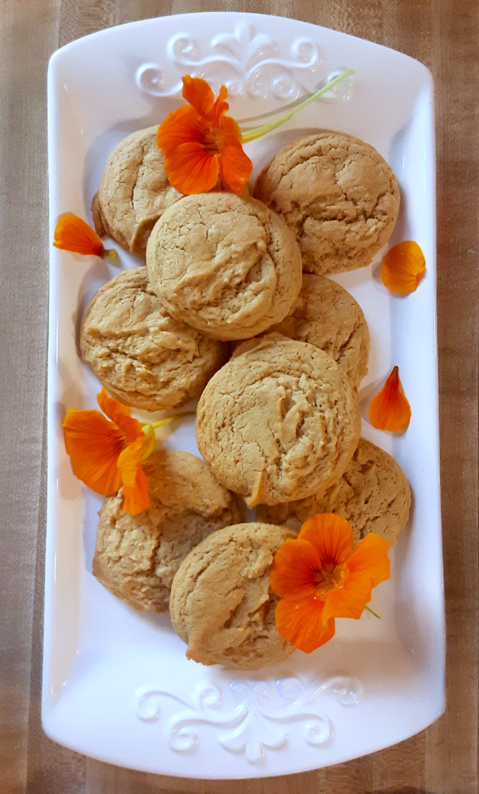 Spice Up your Summer with Delicious Nasturtium Molasses Crinkles - Mama ...